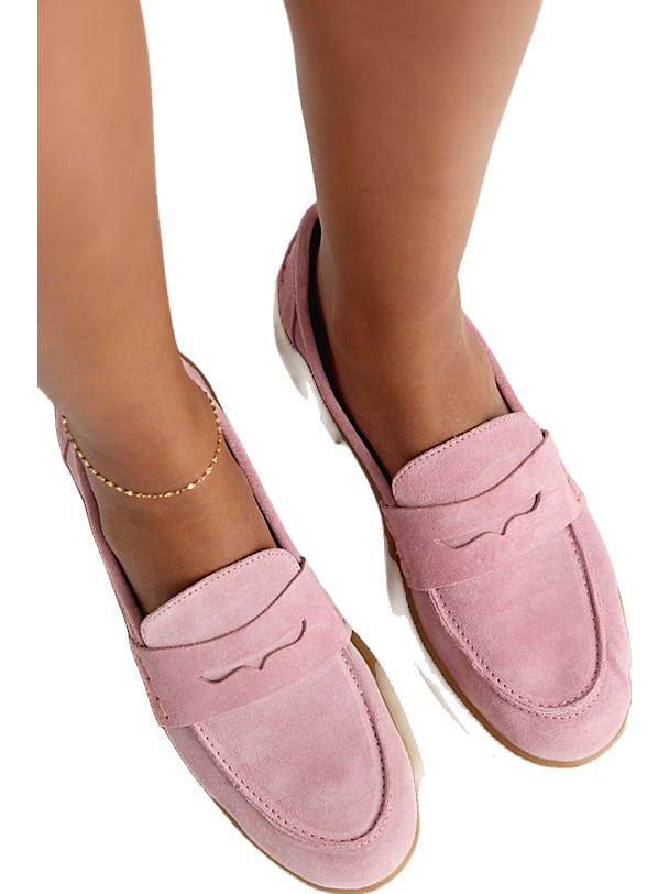 FREE PEOPLE Free People Lana Loafers in Suede